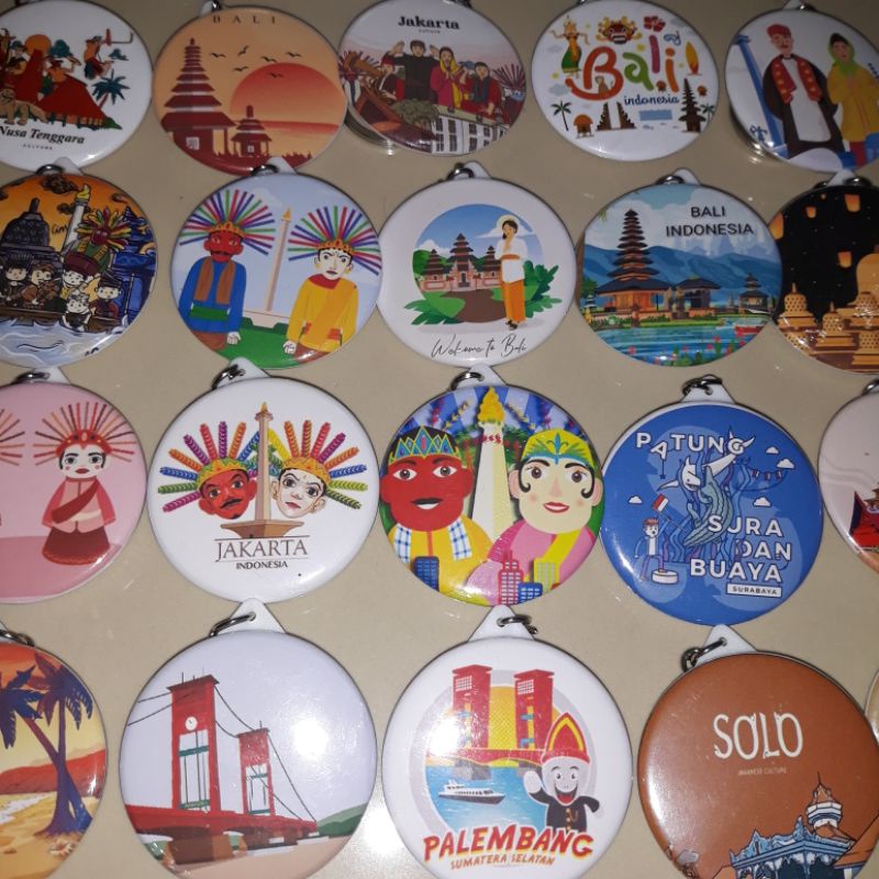 Jual MAGNET KULKAS KHAS SELURUH KOTA INDONESIA, (Desain seperti ...