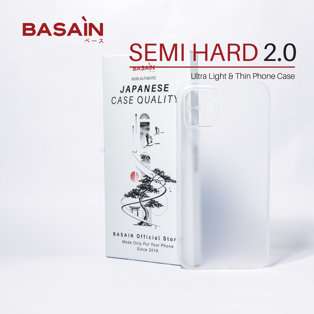 Jual Casing iPhone 12 Mini Semi Hard 2.0 BASAIN Original Case - Clear ...