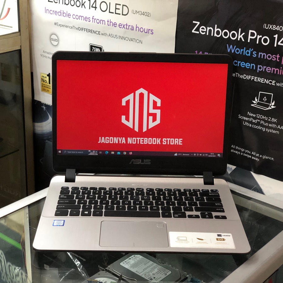Jual Asus Vivobook A407UA i3 7020U RAM 8GB SSD 256GB Layar 14 HD ...