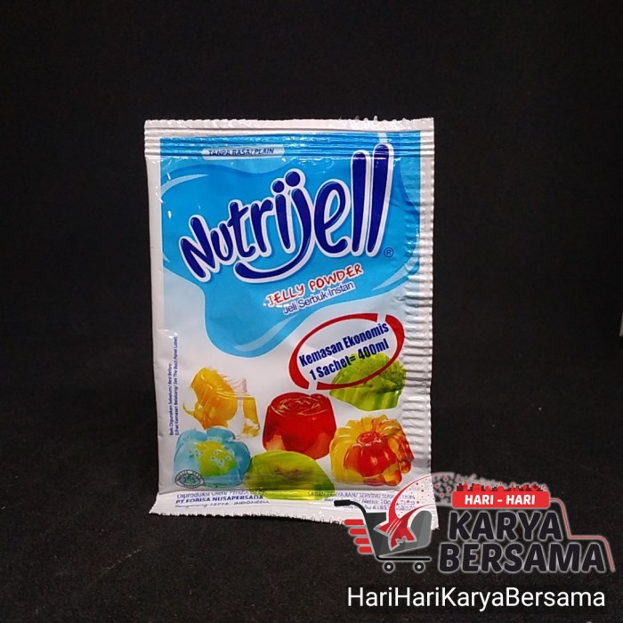 Jual NUTRIJELL JELLY POWDER PLAIN 10GR | Shopee Indonesia