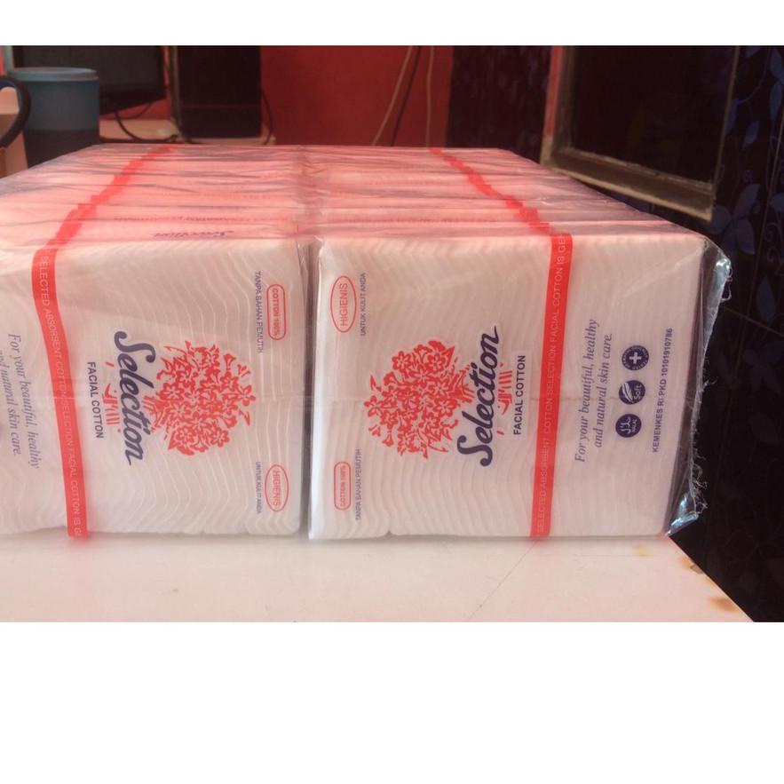Jual ( COD ) KAPAS WAJAH SELECTION 35gr ORIGINAL 1 LUSIN / 12 PACK ...