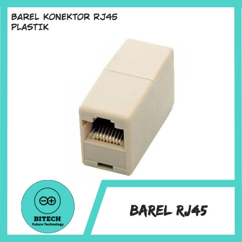 Jual Barrel / Barel Konektor RJ45 / Penyambung Dua Konektor RJ 45 UTP ...