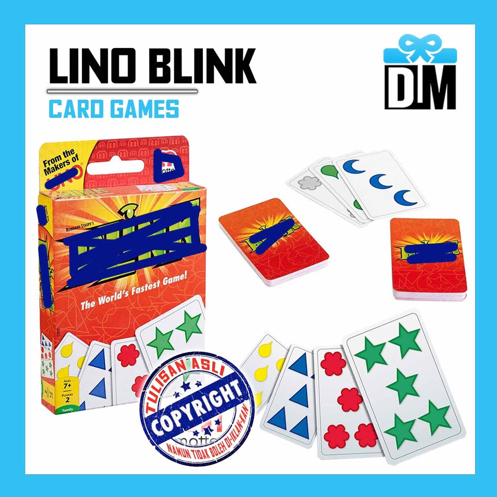 Jual Kartu LINO L Unoop Blink Kartu U Keluarga No 1 ORG Blink Matching ...