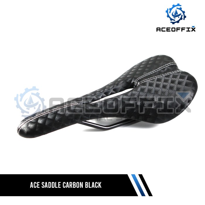 Jual Saddle Ace Saddle Carbon Black | Shopee Indonesia