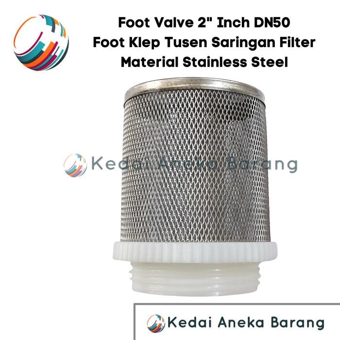 Jual Foot Valve Klep Tusen Tuzen Tosen Tozen Saringan Filter 2 2" Inch ...