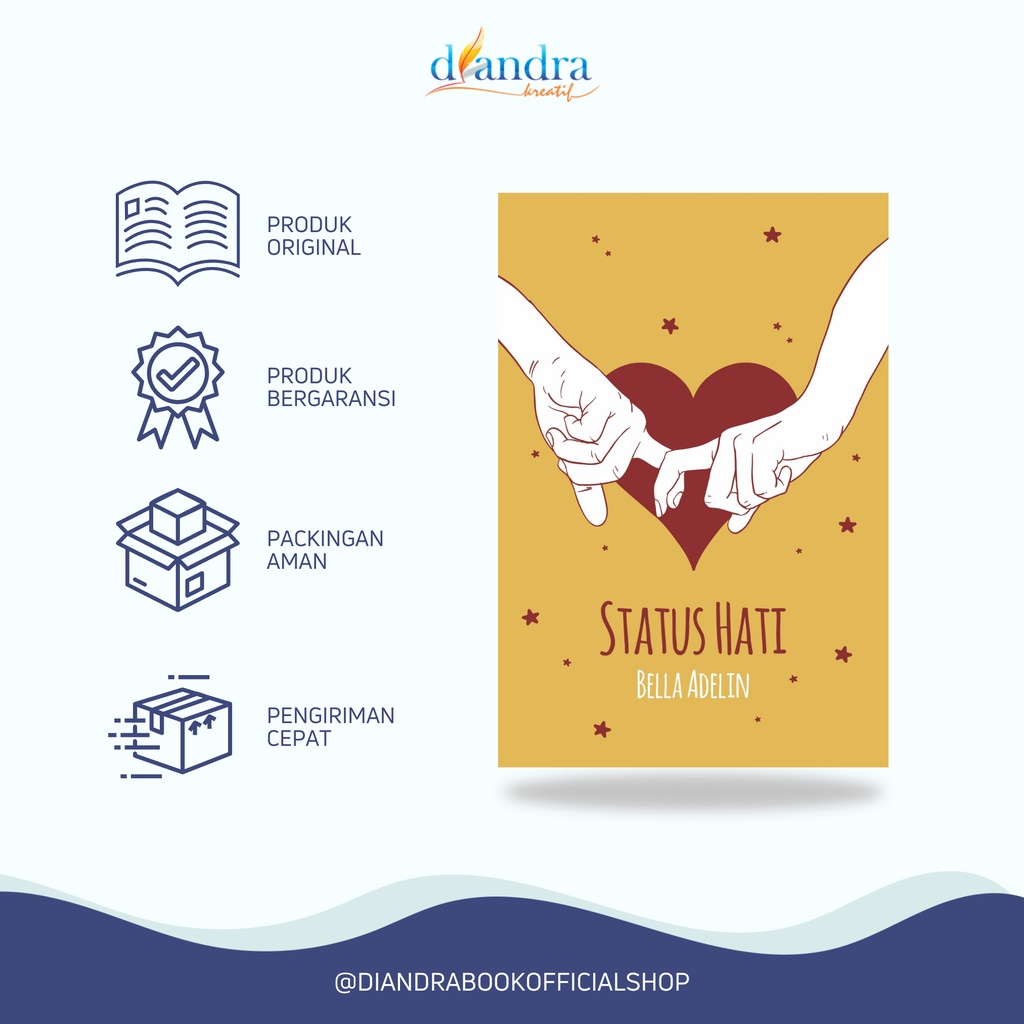 Jual Novel | Status Hati (Slide A) | Karya Bella Adellin | Shopee Indonesia