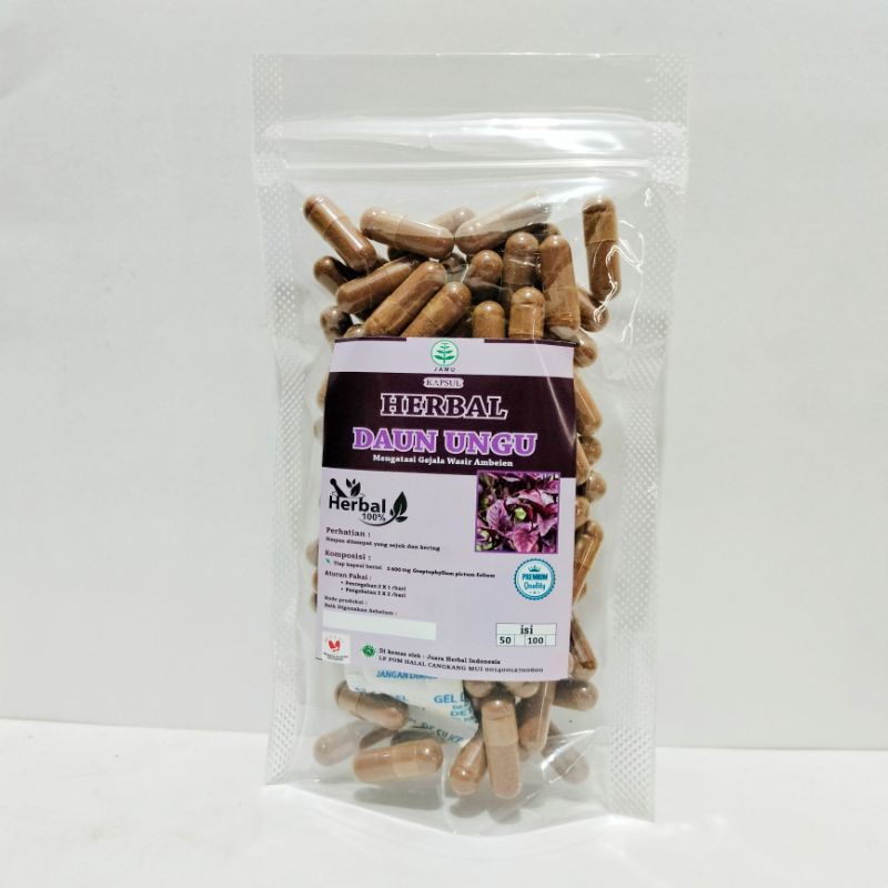 Jual DAUN UNGU 100 Kapsul | Shopee Indonesia