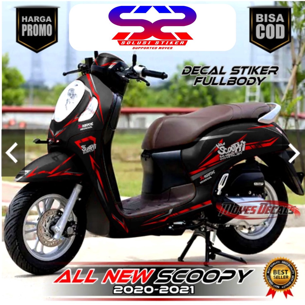 Jual Decal Sticker Motor All New Scoopy Variasi FullBody Decal Scoopy ...