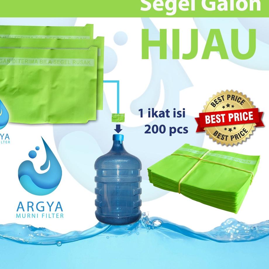 Jual Trxf4F9r Segel Galon / Segel Plastik Galon Hijau | Shopee Indonesia
