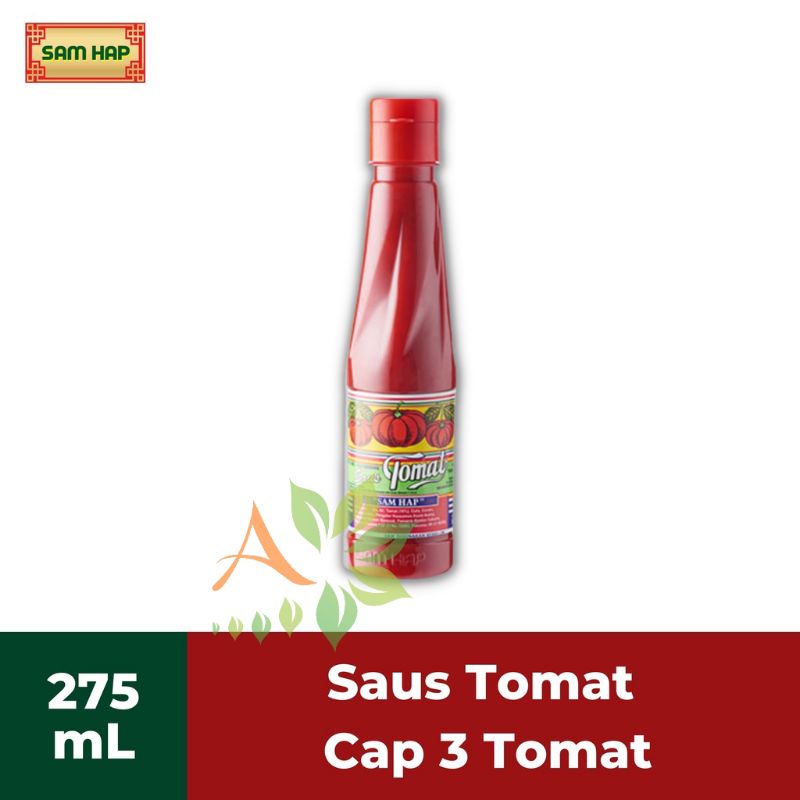 Jual Saus Tomat Sam Hap “Samhap” Cap Tiga Tomat 275ml | Shopee Indonesia