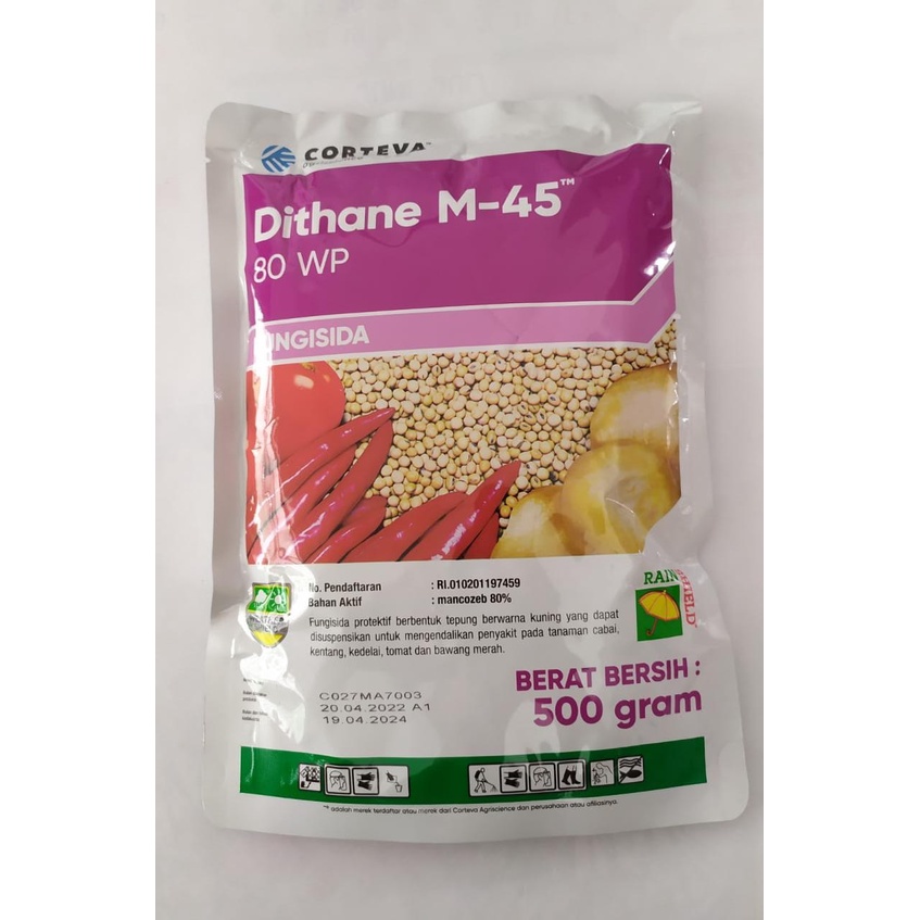 Jual DITHANE M-45 80 WP 500GRAM KEMASAN PABRIK FUNGISIDA OBAT JAMUR ...