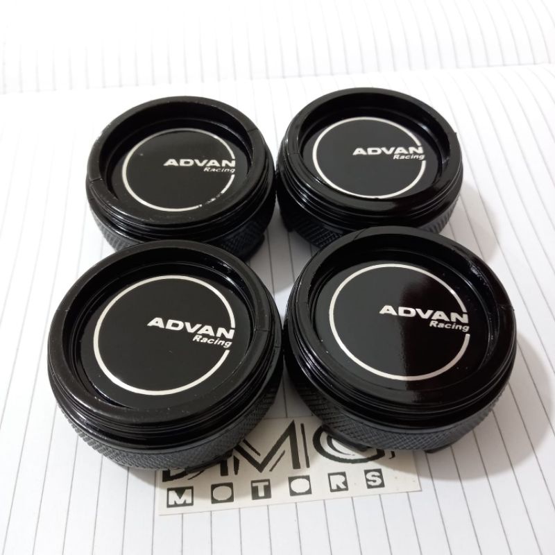 Jual tutup dop velg racing advan silinder hitam diameter 6 cm | Shopee ...