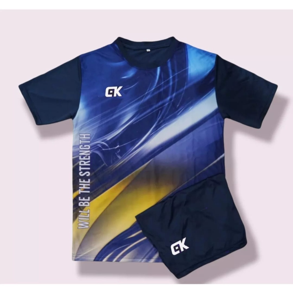 Jual SETELAN KAOS OLAHRAGA 1 SET BAJU BADMINTON 1 SET BAJU VOLI BAJU ...
