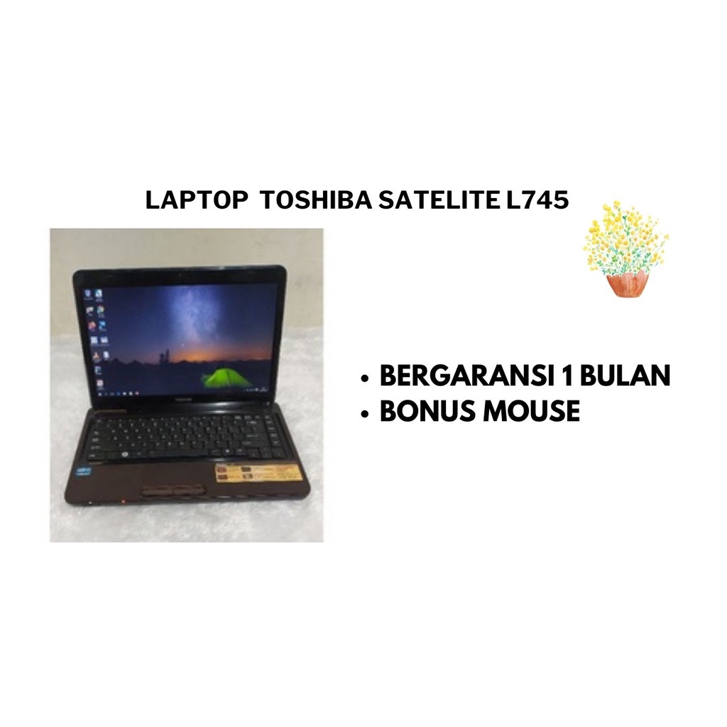 Jual LAPTOP TOSHIBA SATELITE L745 INTEL CORE I3,LAPTOP SECOND,LAPTOP BEKAS BERUALITAS,LAPTOP ...