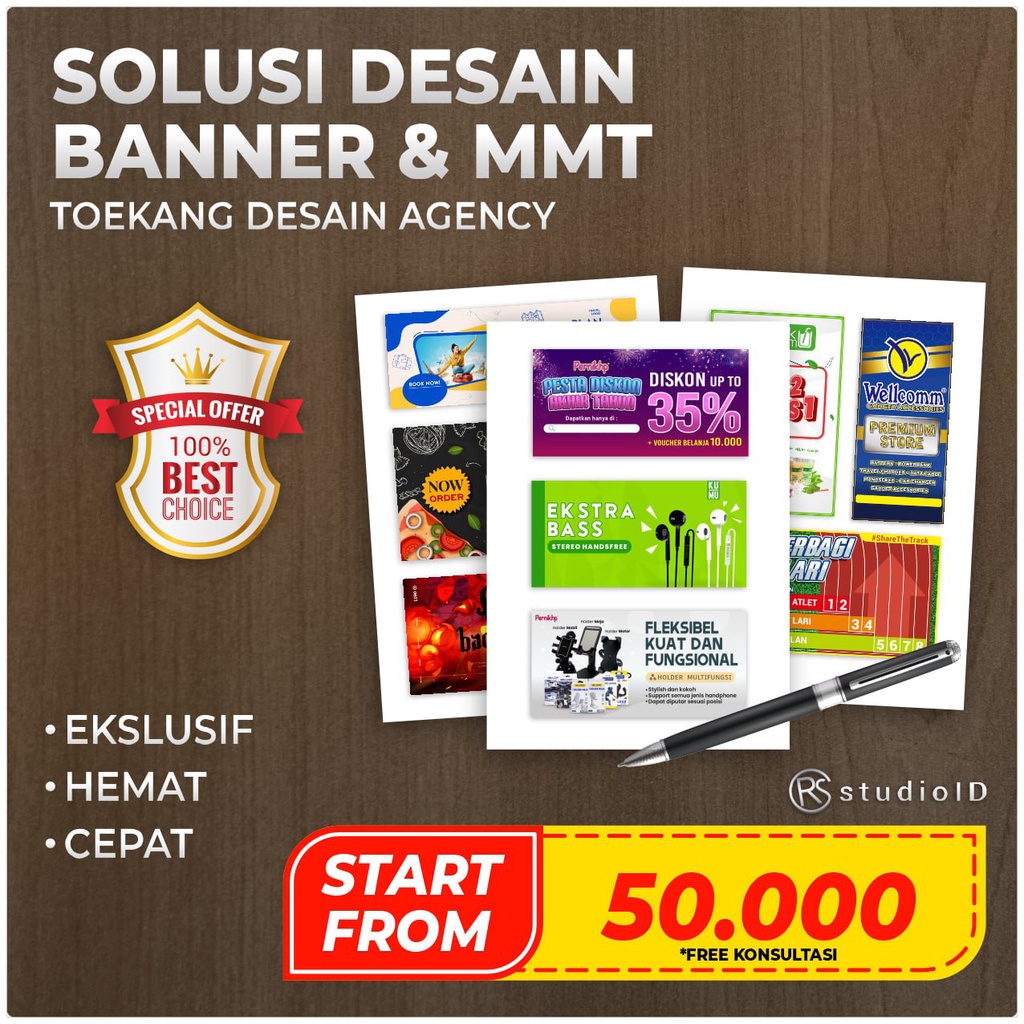 Jual Jasa Desain Banner MMT Flyer Web Banner dan Banner WebUnik dan ...