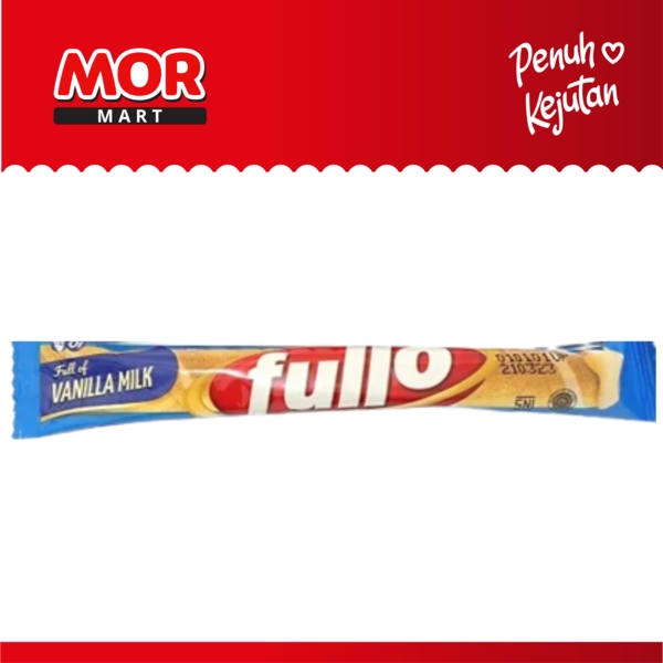 Jual FULLO Stick Roll Vanilla Milk Stik Susu Vanila Gulung 7 gr ...