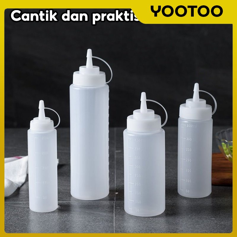 Jual YooToo botol squeeze saus / botol kecap / botol Serbaguna Murah Tebal / botol cabe/ botol ...