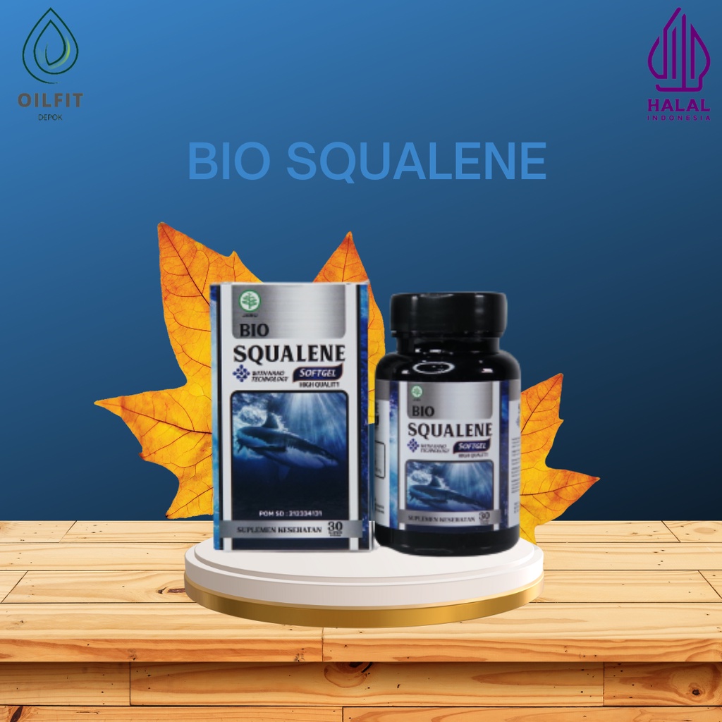 Jual Bio Squalene Softgel 100% Asli Shark Liver Oil Minyak Hati Ikan ...