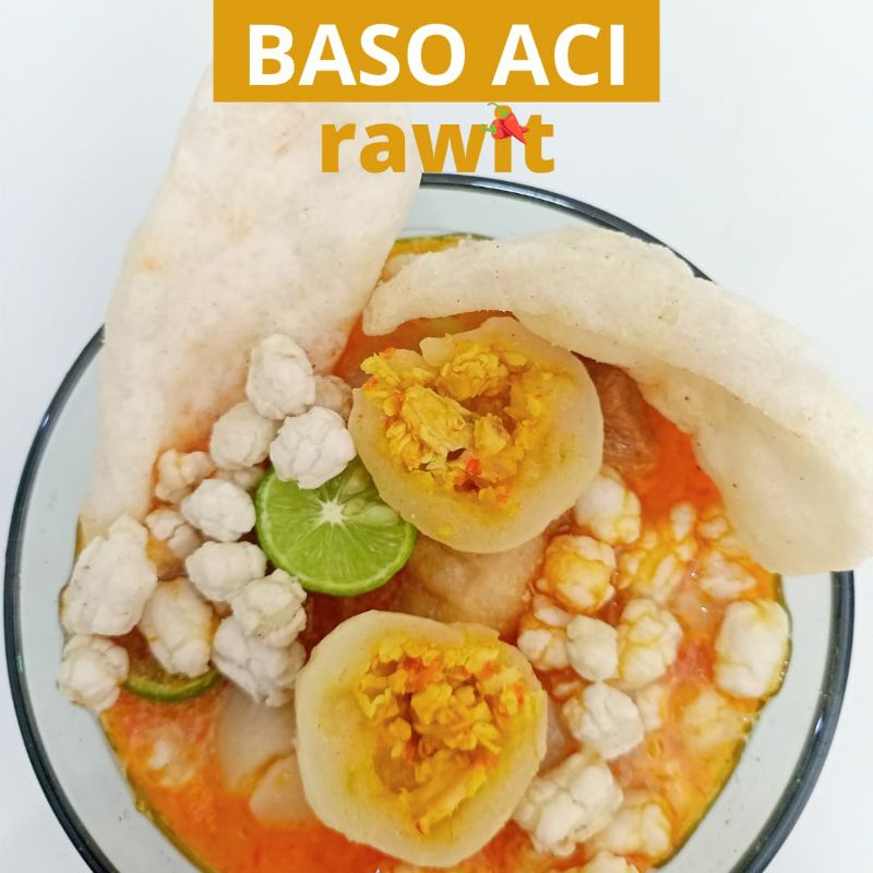 Jual Bakso ACI RAWIT Frozen SEBLAK CILOK Frozen Baso Aci Ayam Mercon ...
