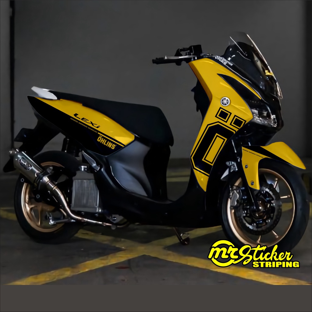 Jual Decal Sticker Lexi 125 Fullbody-Dekal stiker yamaha lexi motif O ...