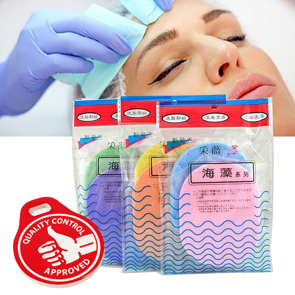 Jual PUFF FACIAL ISI 2/ SPON FACIAL CUCI MUKA / IMPORT | Shopee Indonesia