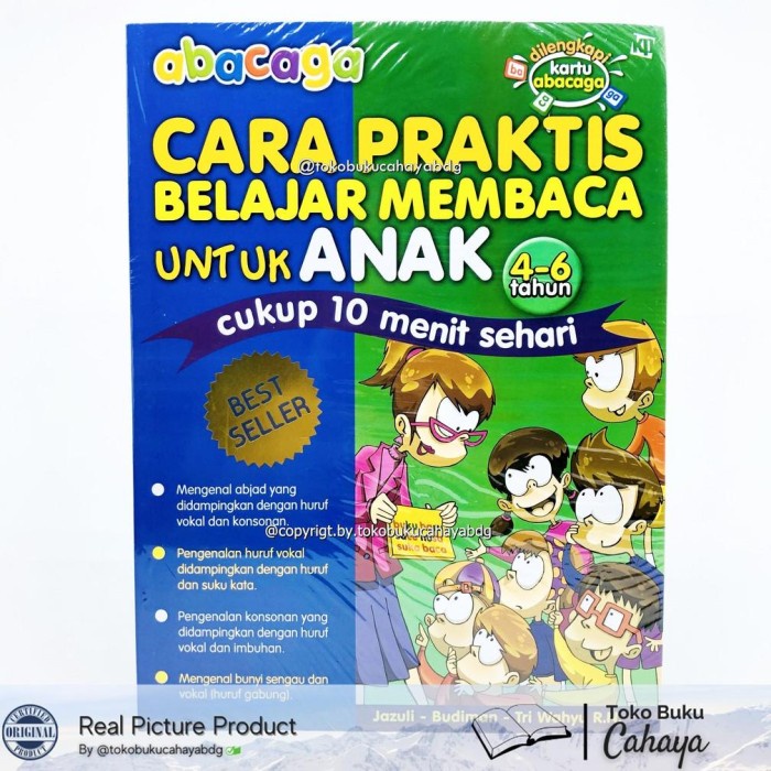 Jual Diskon Spesial Terbaik Abacaga Cara Praktis Belajar Membaca Untuk ... Jual Diskon Spesial Terbaik Abacaga Cara Praktis Belajar Membaca Untuk ...