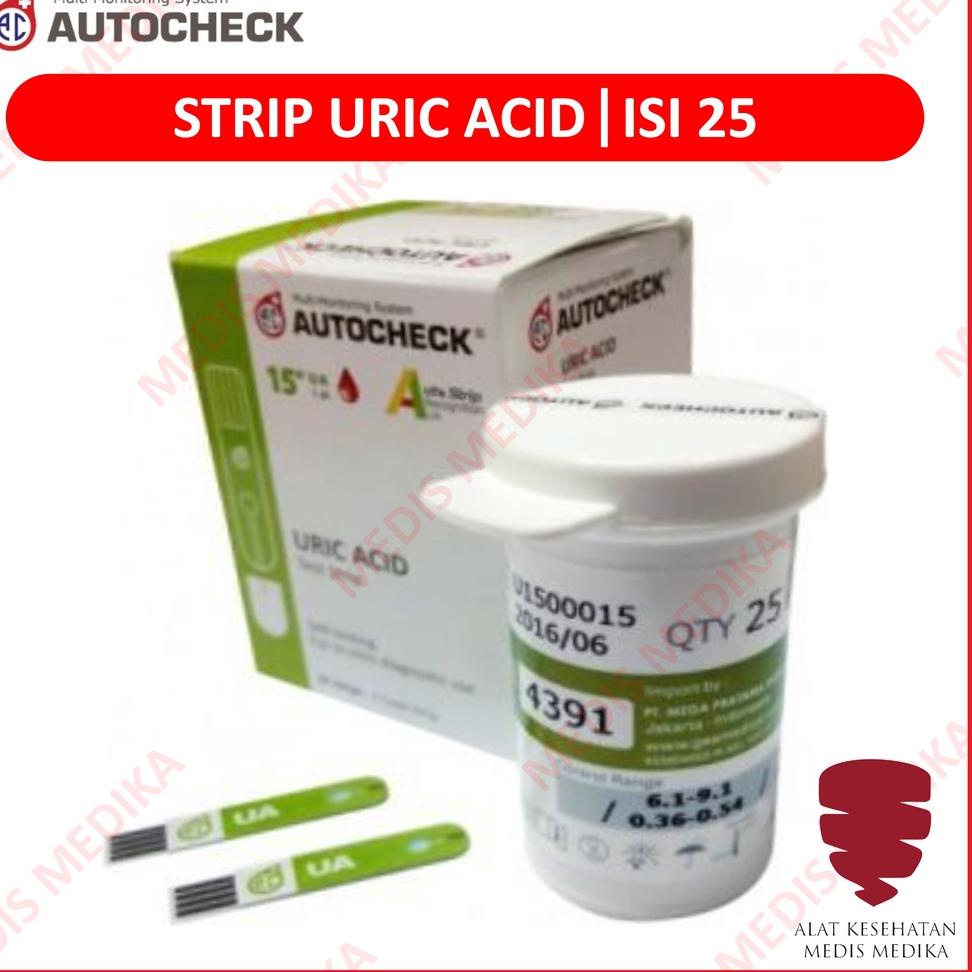 Jual C86 Strip Autocheck Glucose Uric Acid Cholesterol Gula UA ...