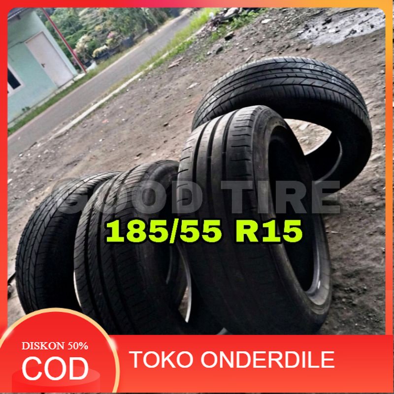 Jual BAN MOBIL 185-55-15 R15 COPOTAN SEKEN SECOND BEKAS BAN MOBIL VELG ...