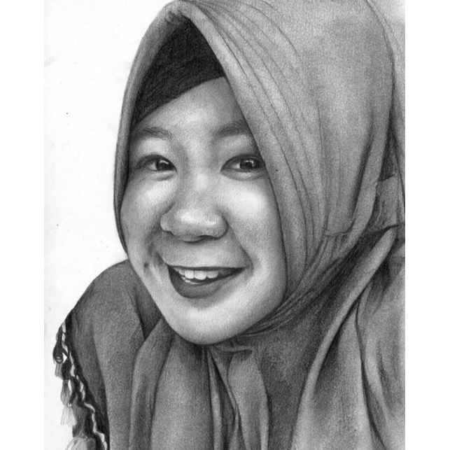 Jual SKETSA WAJAH (PENCIL DRAWING) | Shopee Indonesia