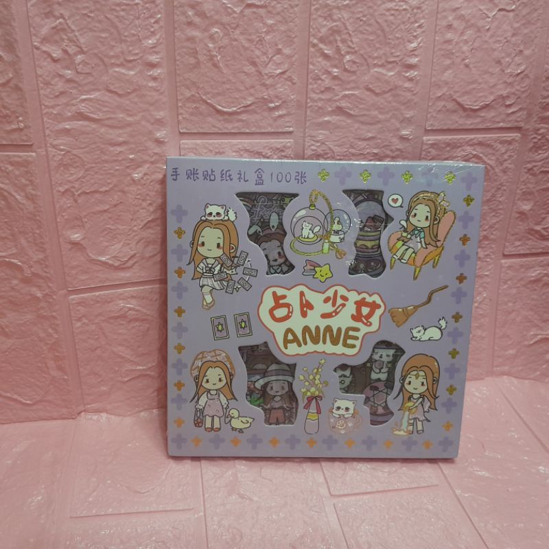 Jual Stiker Viral momo, Anne isi 100 lembar/box karakter lucu ...