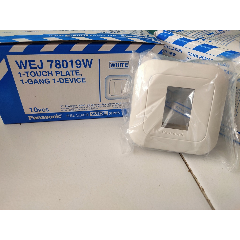 Jual FRAME KOSONGAN ENGKEL PANASONIC 1 GANG 1 DEVICE WEJ78029W | Shopee ...
