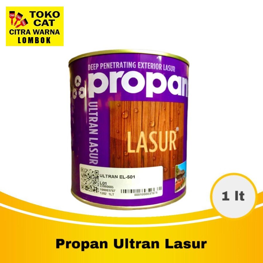 Jual Cat Kayu Politur Propan Ultran Lasur 1 Liter | Shopee Indonesia