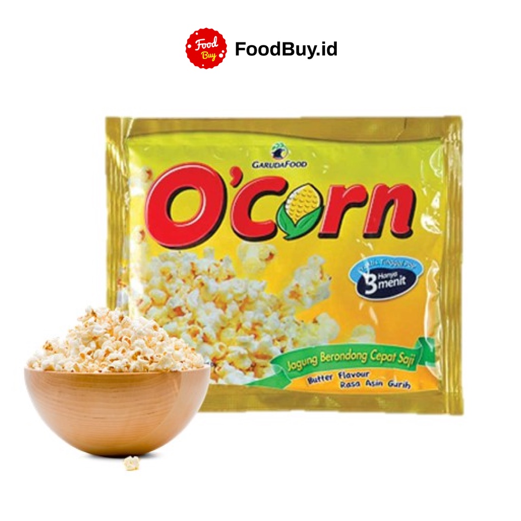 Jual Garuda O'Corn Popcorn Instant Rasa Butter 40 gr | Shopee Indonesia