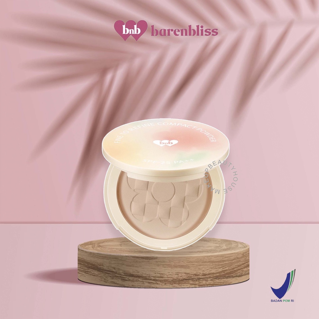 Jual BNB BARENBLISS Korean Bloomatte Fine to Refine Compact Powder 「24H ...