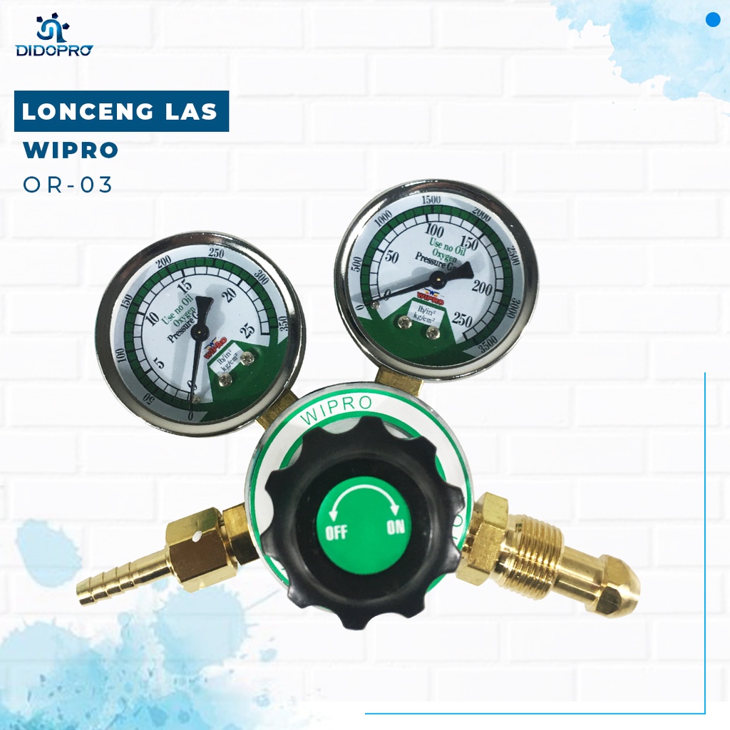 Jual Regulator Las Oksigen Oxygen OR-03 (Double) WIPRO | Shopee Indonesia