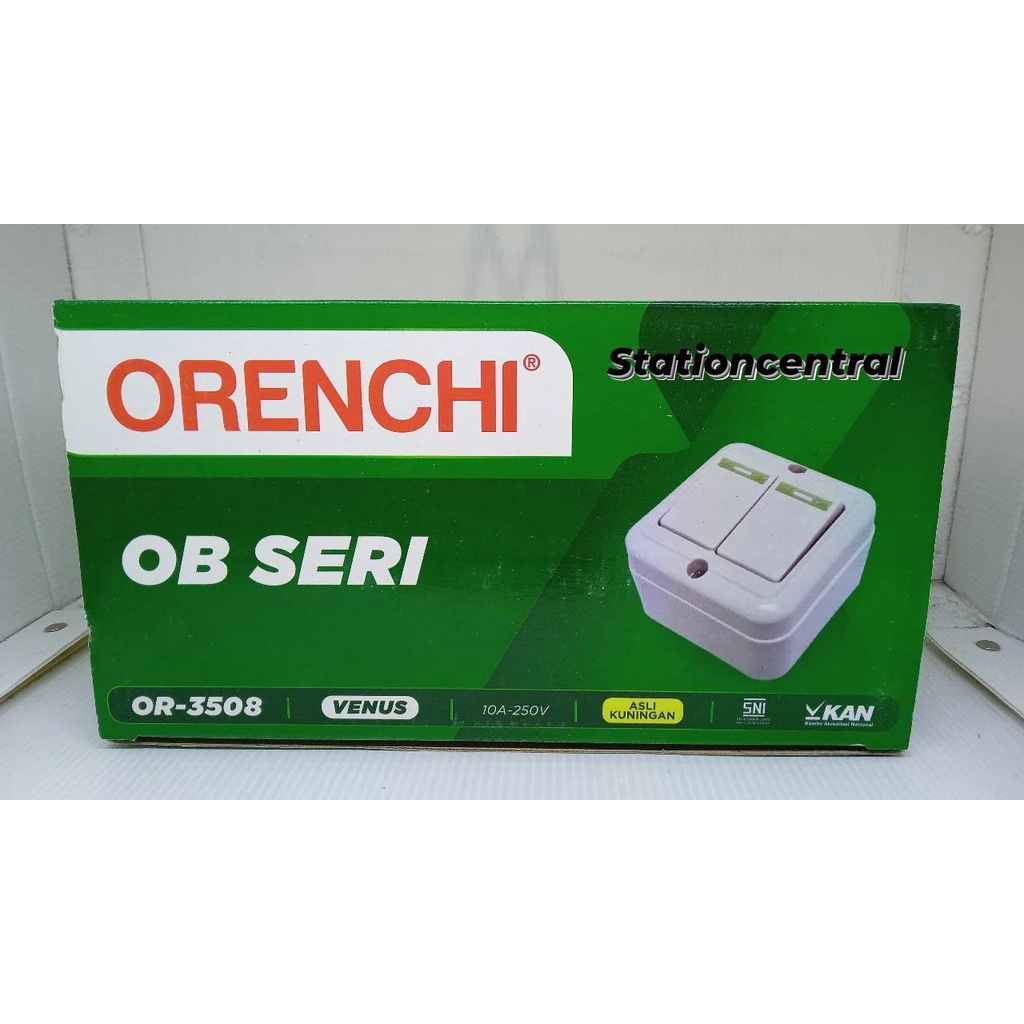 Jual Ob Saklar Seri OR-3508 Ganda Orenchi Venus Outbow Tempel Double ...