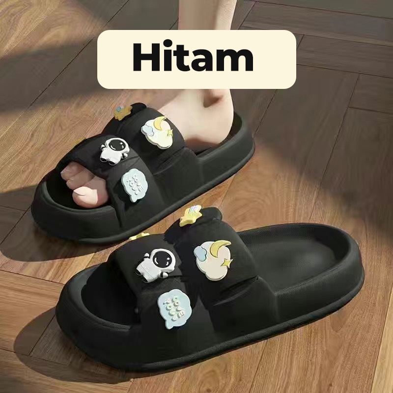 Jual Muzy Sendal Selop Karet Anti Slip Sandal Wanita Pria Unisex Sendal ...
