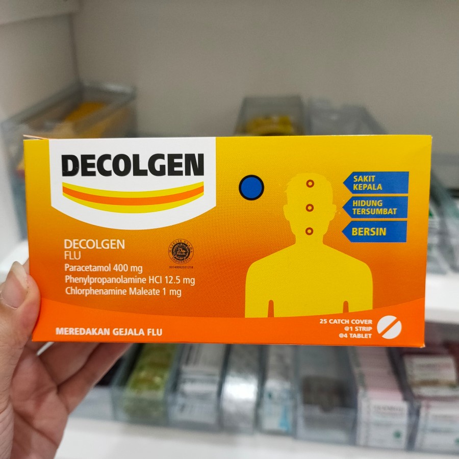 Jual Decolgen Strip Isi 4 Tablet Obat Original | Shopee Indonesia