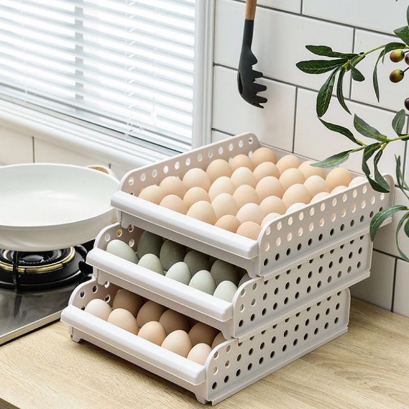 Jual Rak Telur 1/2/3 Susun Modifikasi Kapasitas 30-90 Butir / Egg Rack ...