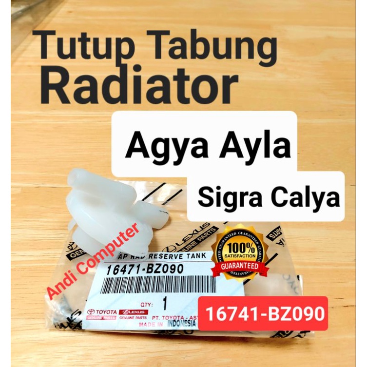 Jual Tutup Tabung Air Radiator new Agya Ayla Sigra Calya Original Asli ...