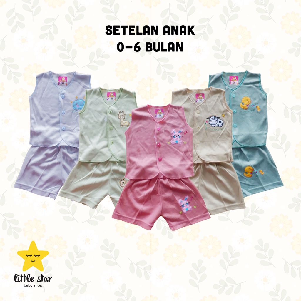 Jual Y Lin Setelan Bayi Cewek Cowok | Set Baju Anak Kutung Panjang ...