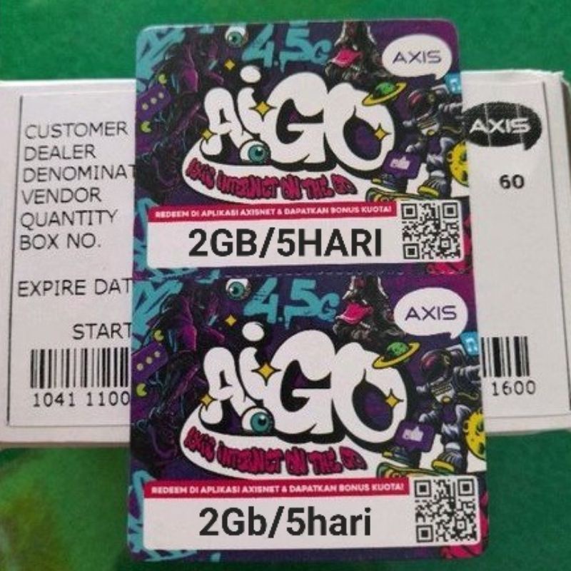 Jual voucher Axis mini 2Gb / 5 Hari ( Sumatra ) | Shopee Indonesia