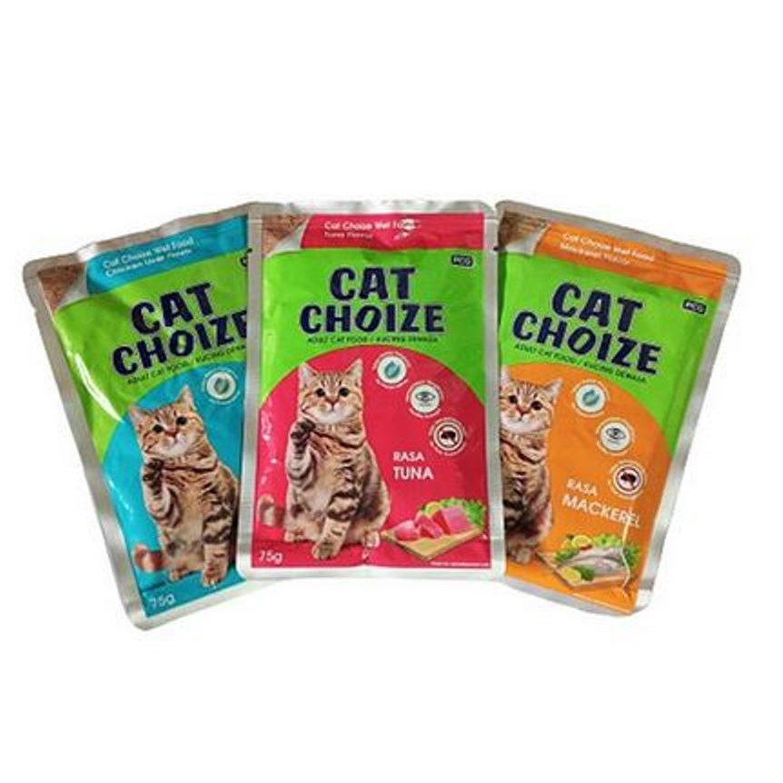Jual Snack Kucing Cat Choize Pouch 75gr All Varian | Shopee Indonesia