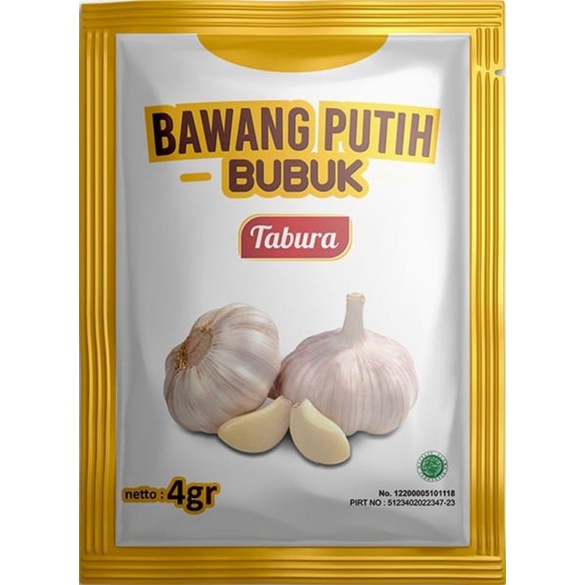 Jual TABURA BAWANG PUTIH BUBUK 12 X 4GR | Shopee Indonesia