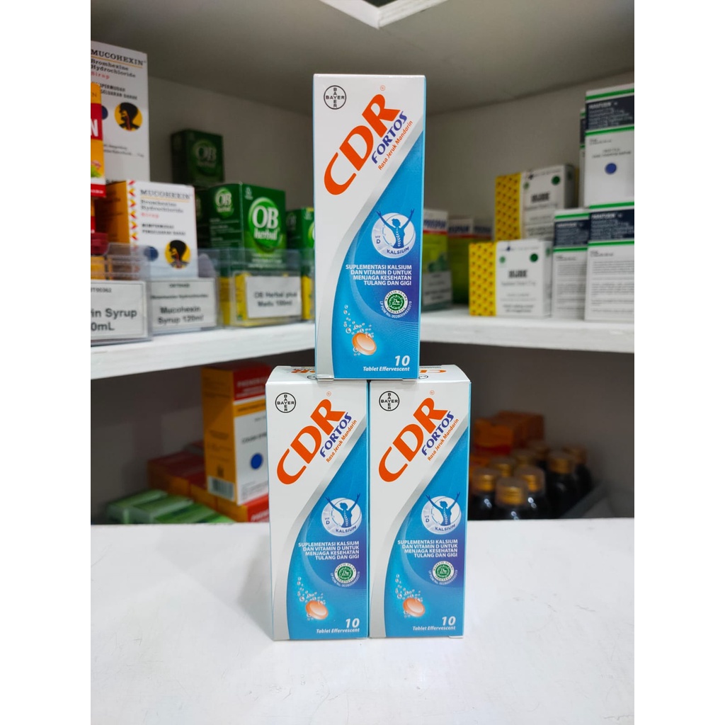 Jual CDR Fortos Effervesent Isi 10 Tablet Obat Original | Shopee Indonesia
