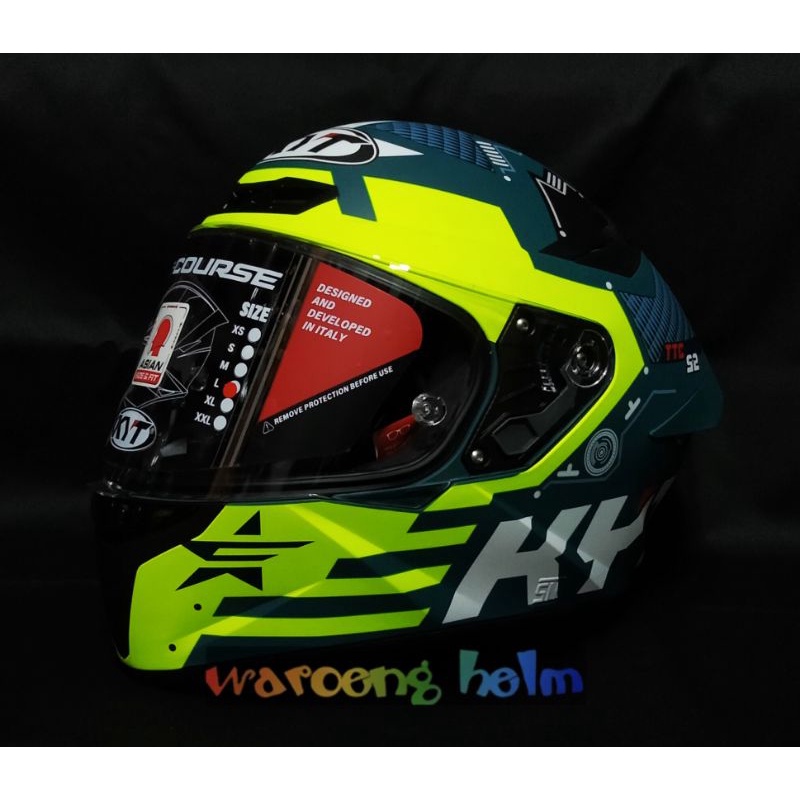 Jual HELM KYT TT COURSE FUSELAGE MATT YELLOW | Shopee Indonesia