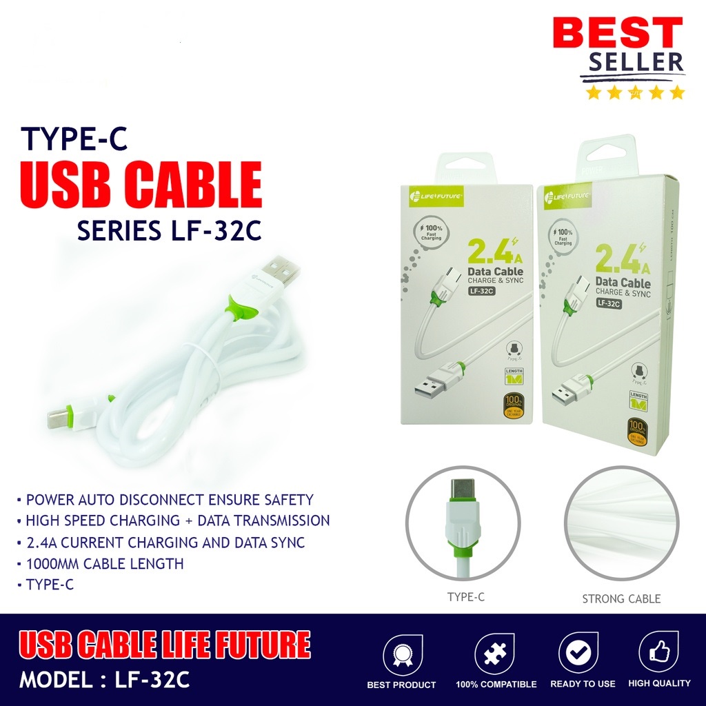 Jual USB Data Type C Fast Charging Smart Auto Disconnect 32c | Shopee ...