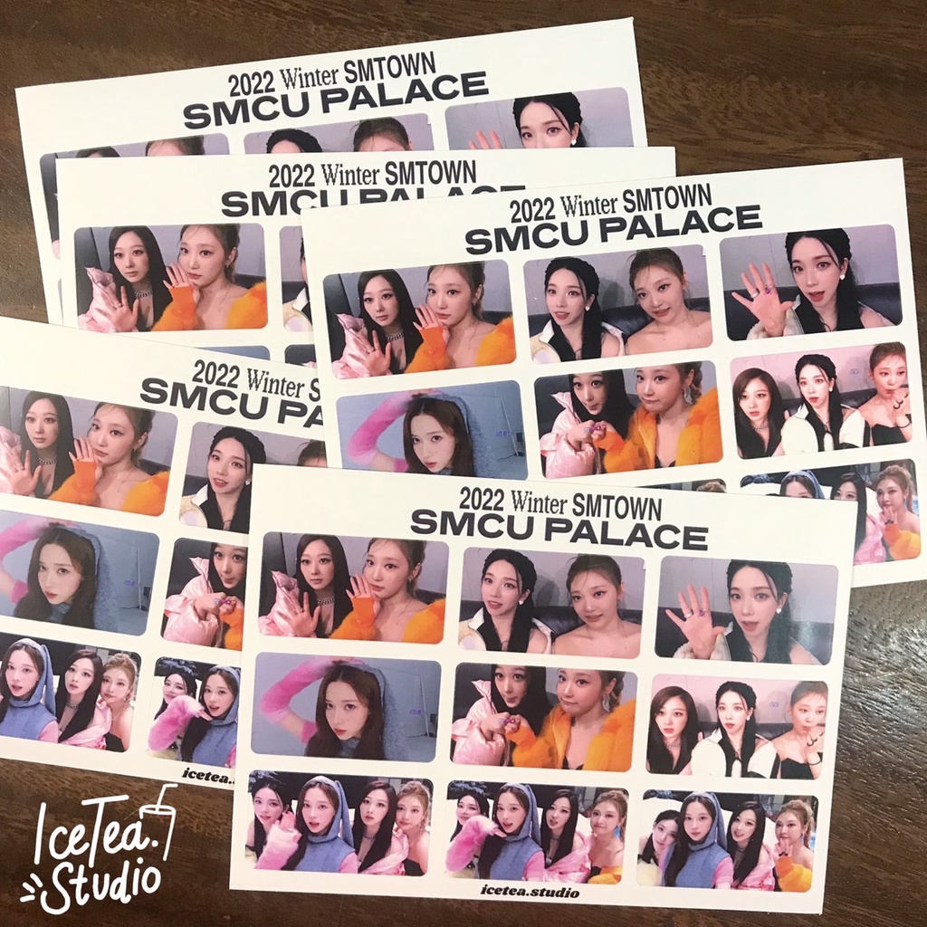 Jual [AESPA SMCU PALACE JACKET BEHIND STICKERS] BACA DESKRIPSI heart ...