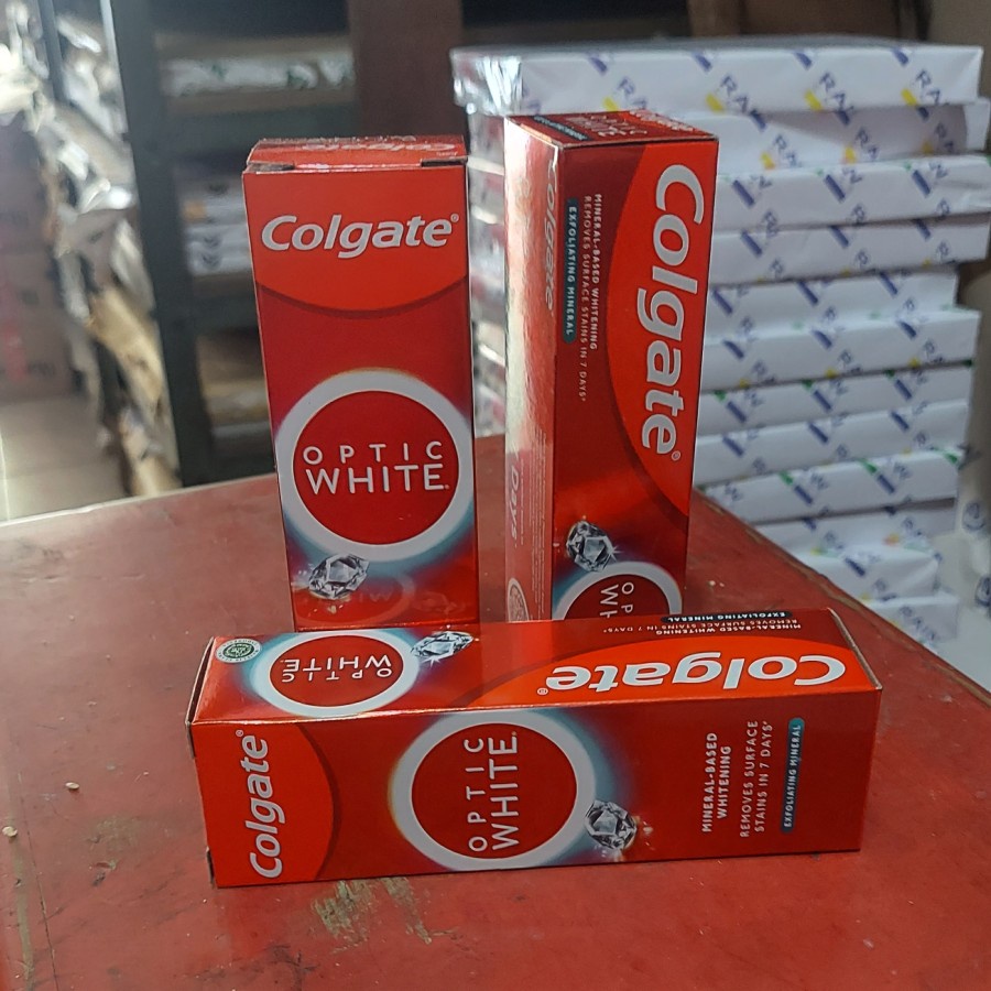Jual Colgate Optic White Whitening Toothpaste 100gr | Shopee Indonesia