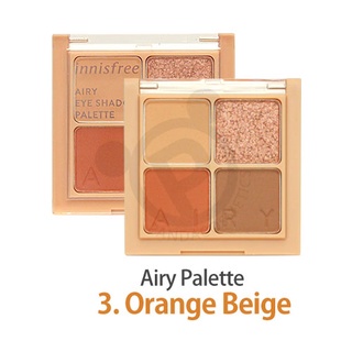 Jual Innisfree Airy Eye Shadow Palette #3 orange Beige | Shopee Indonesia